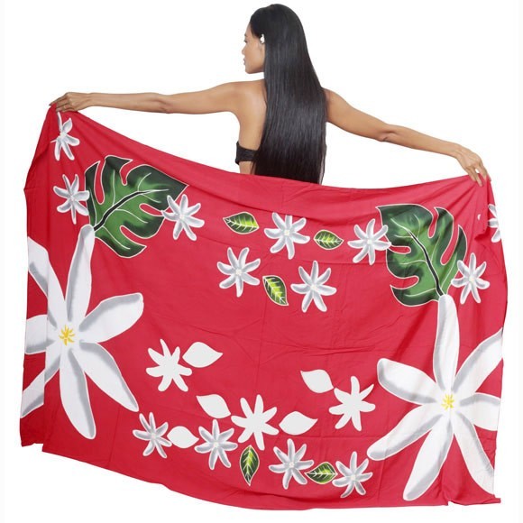 Pareo Bali Motifs Tahiti et ses Îles - La Boutique du Monoï